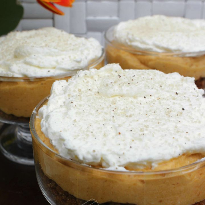 Ginger Pumpkin Mousse Parfaits - Dash of Sanity