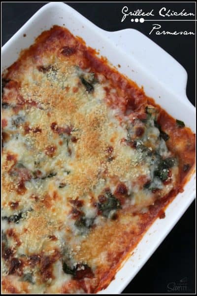 Grilled Chicken Parmesan
