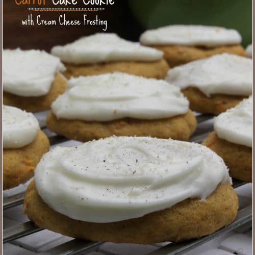 Soft Carrot Cake Cookies - A Dash of Sanity