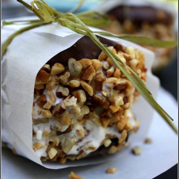 Homemade Tagalong Ice Cream Sliders - Dash of Sanity