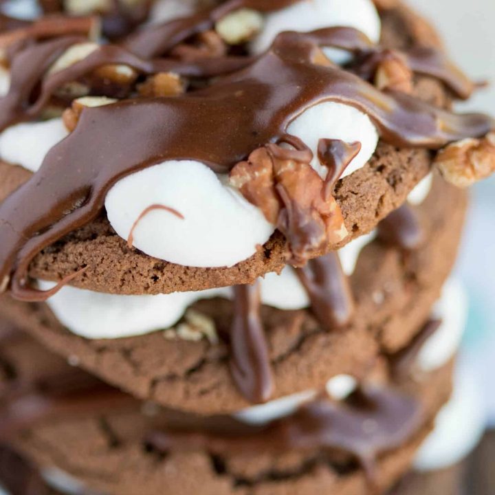 Mississippi Mud Cookies - A Dash of Sanity