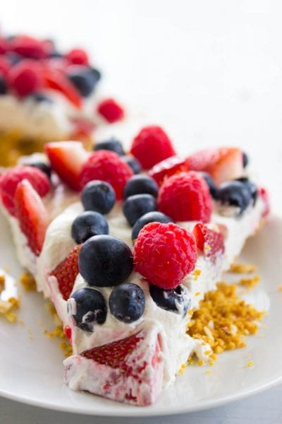 Simple No Bake Fruit Tart