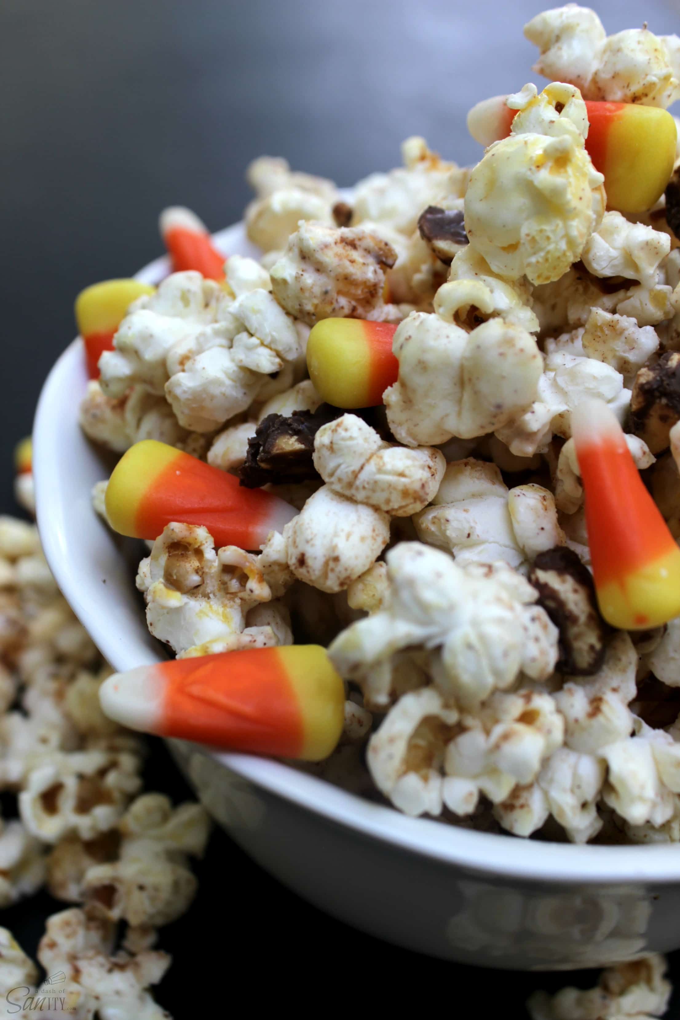Witches Brew Kettle Corn Snack Mix Bowl 1 Dash Of Sanity