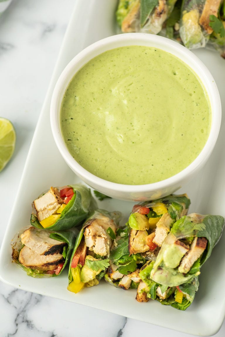Fresh Mexican Spring Rolls