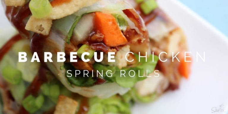 Barbecue Chicken Spring Rolls