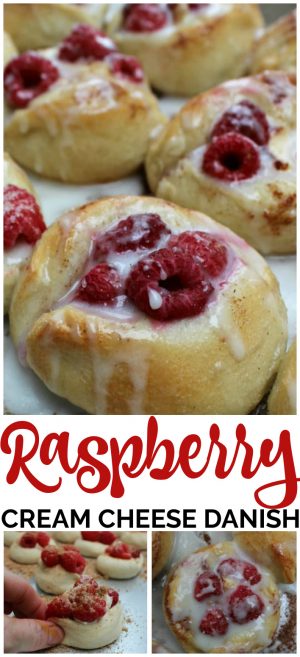 Easy Raspberry Cream Cheese Danish