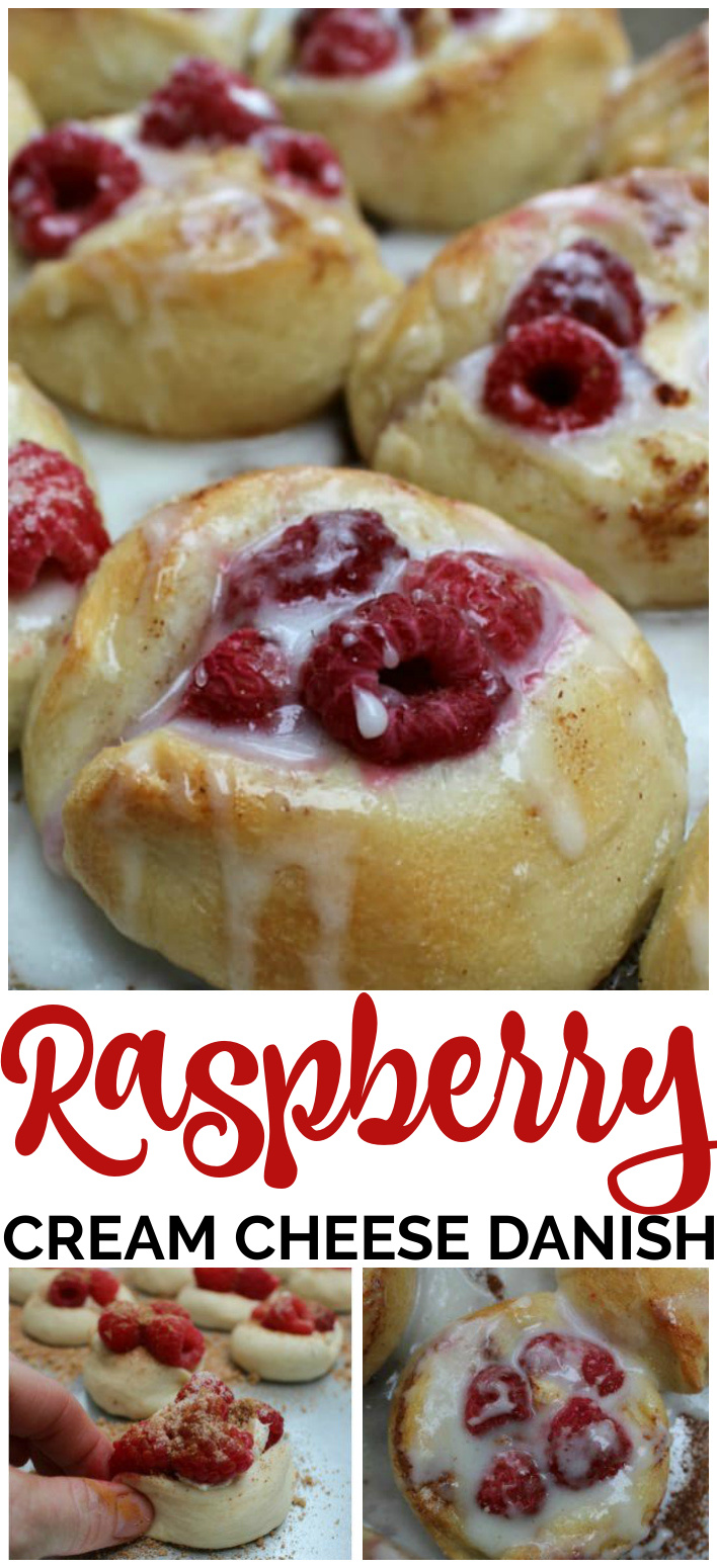 Easy Raspberry Cream Cheese Danish