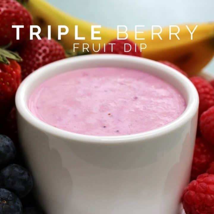 Triple Berry Fruit Dip