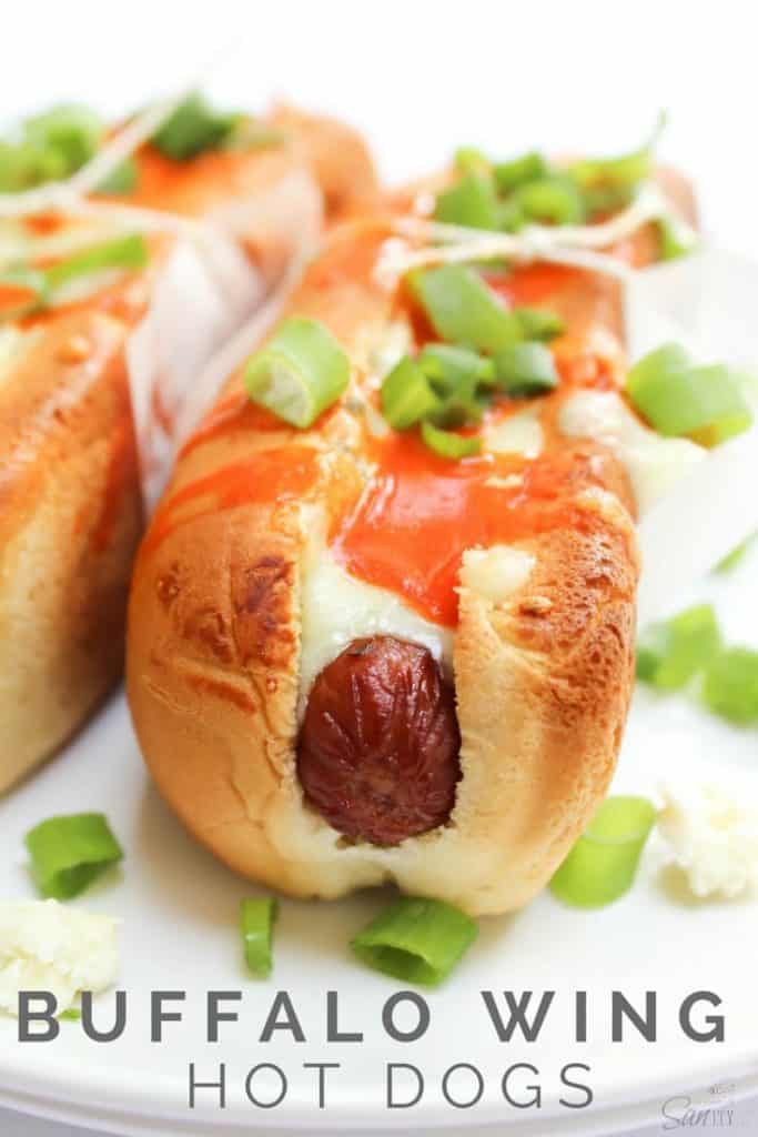 Buffalo Wing Hot Dogs
