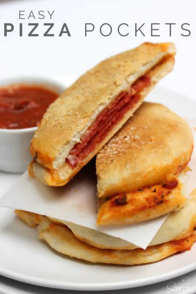 Easy Pizza Pockets - Dash of Sanity