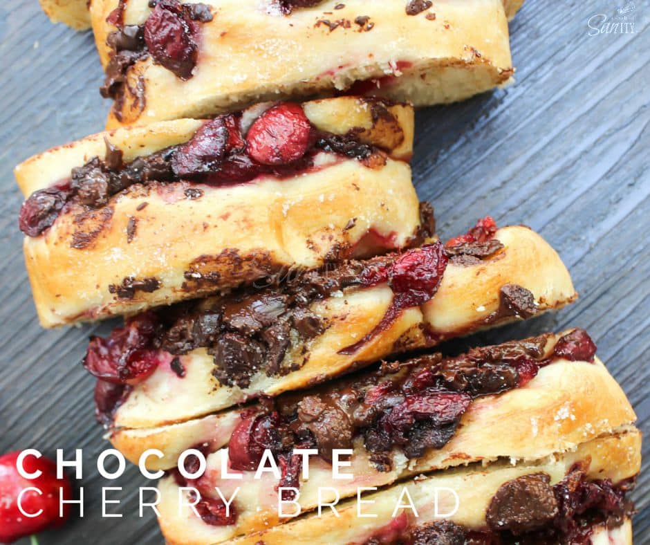 Chocolate Cherry Bread - Dash of Sanity