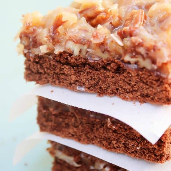 German Chocolate Cake Cookie Bars - Dash of Sanity