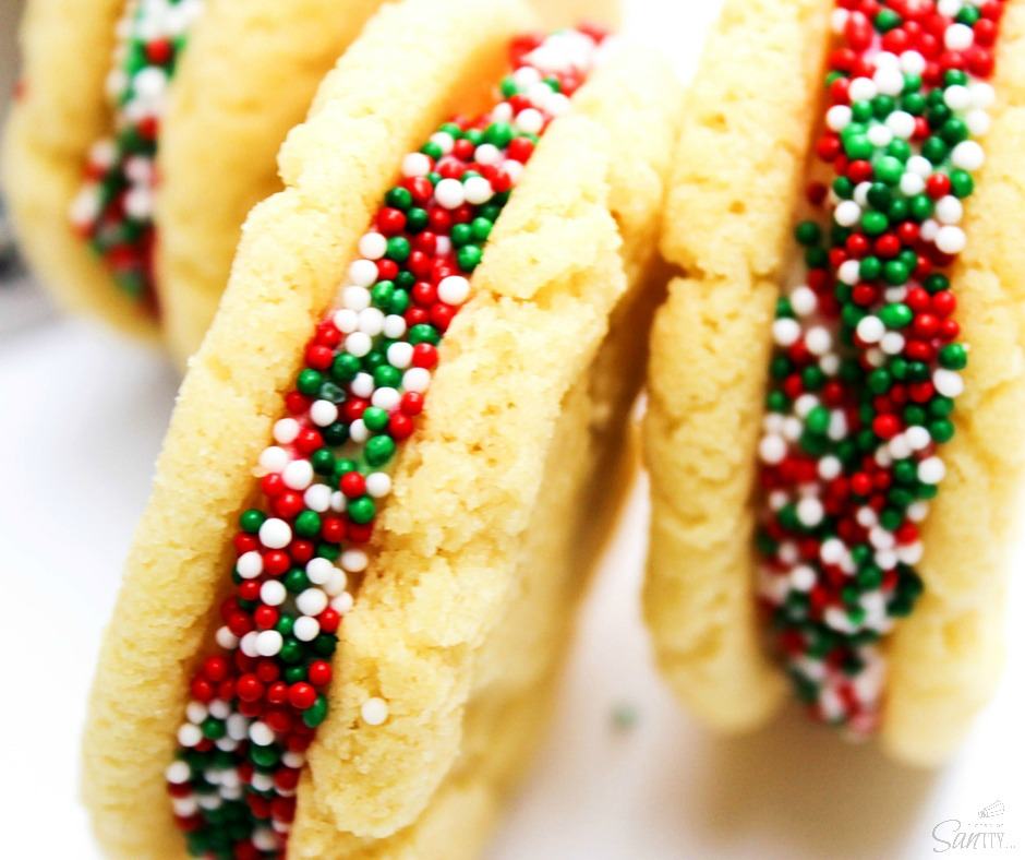 Mini Sugar Cookie Sandwiches - Dash of Sanity