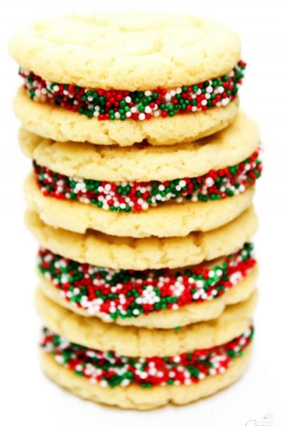 Mini Sugar Cookie Sandwiches - Dash of Sanity