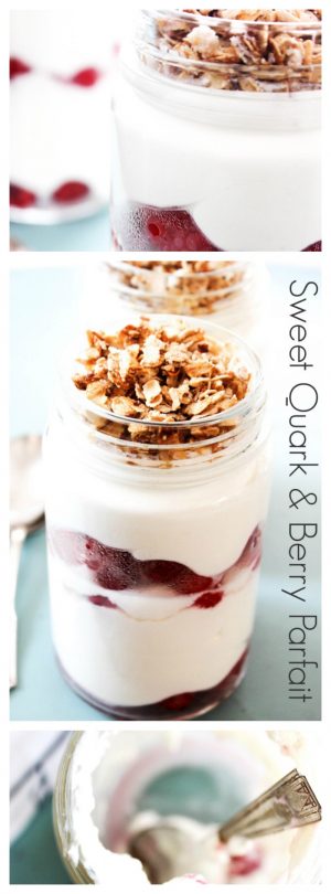 Sweet Quark & Berry Parfait - Dash of Sanity