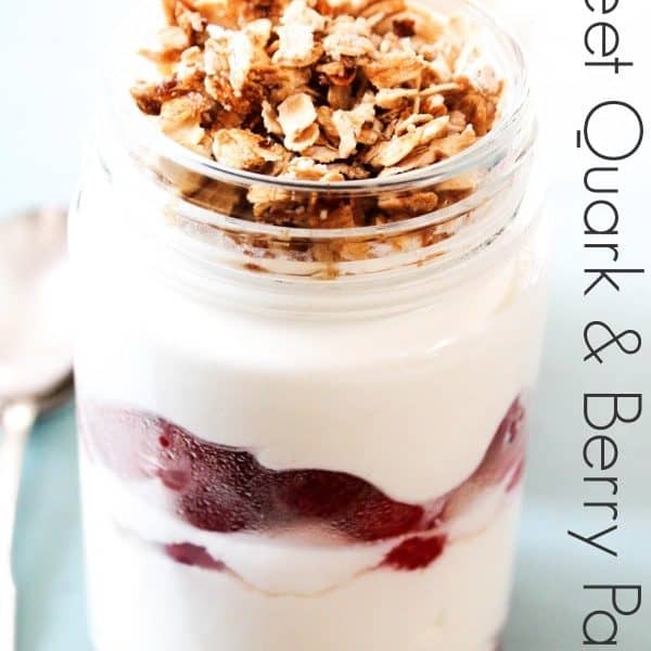 Sweet Quark & Berry Parfait - Dash of Sanity