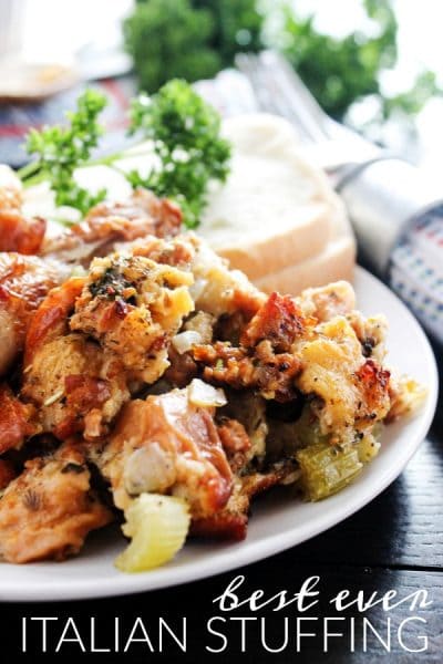 Best Ever Italian Stuffing - Dash of Sanity