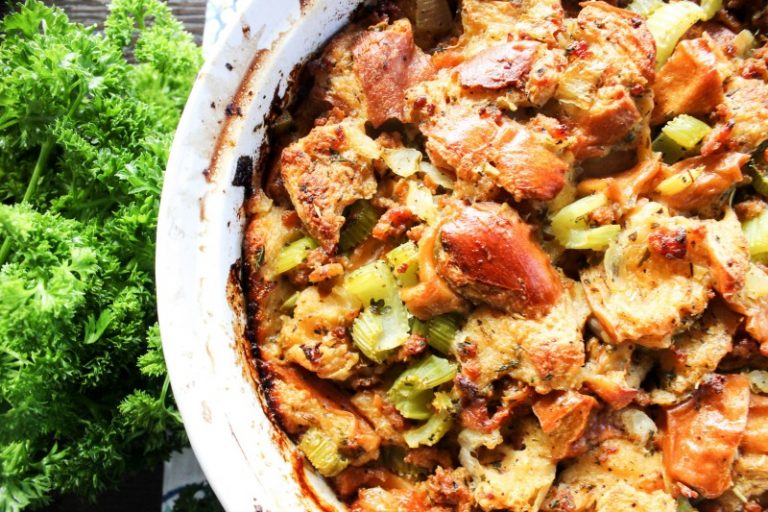 Best Ever Italian Stuffing - Dash of Sanity