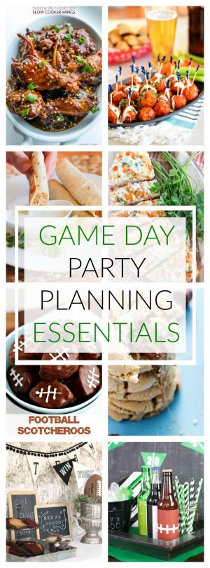 Game Day Party Planning Essentials: Food, Printables, & Decorations ...