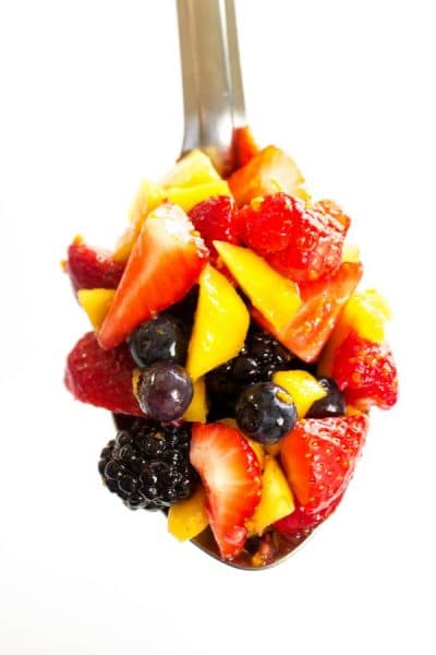 Mango Berry Fruit Salad - Dash of Sanity