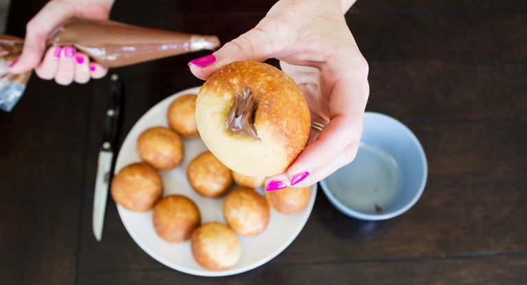 Nutella Donut Recipe - Dash of Sanity