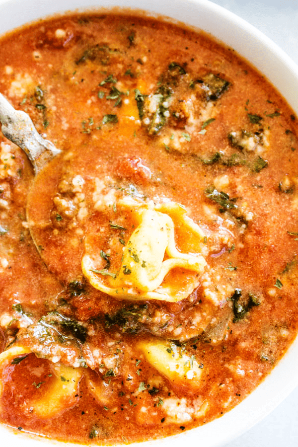 SLOW COOKER TUSCAN TORTELLINI SOUP-2 ps - Dash of Sanity SLOW COOKER TUSCAN TORTELLINI SOUP-2 ps - Dash of Sanity