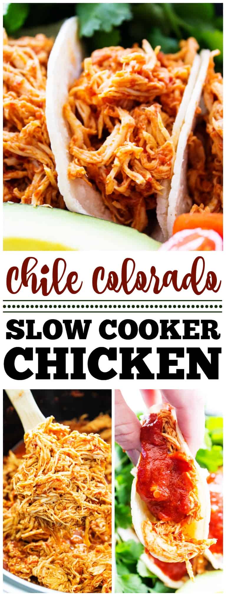 Pollo de Cocción Lenta Chile Colorado | Anne Marie