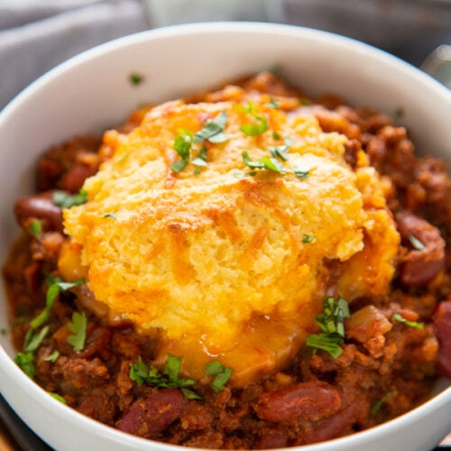 Chili Cheese Biscuit Bake - Dash of Sanity