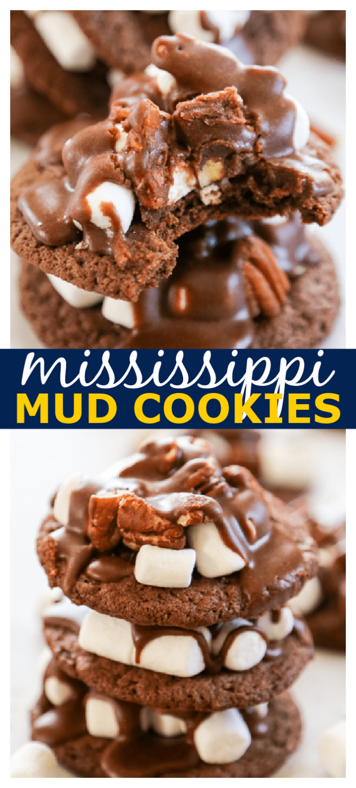 Mississippi Mud Cookies - Dash of Sanity