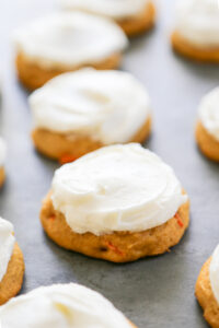 Soft Carrot Cake Cookies - Dash of Sanity