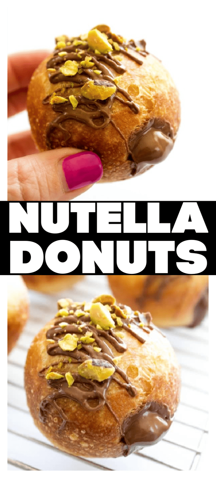 Nutella Donut Recipe - Dash of Sanity