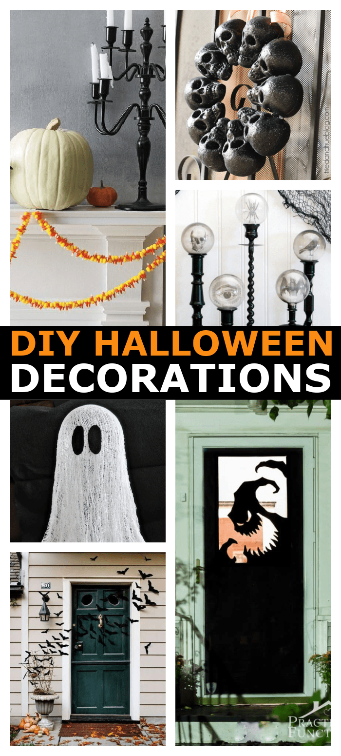 Best 50 DIY Halloween Decorations - Dash of Sanity