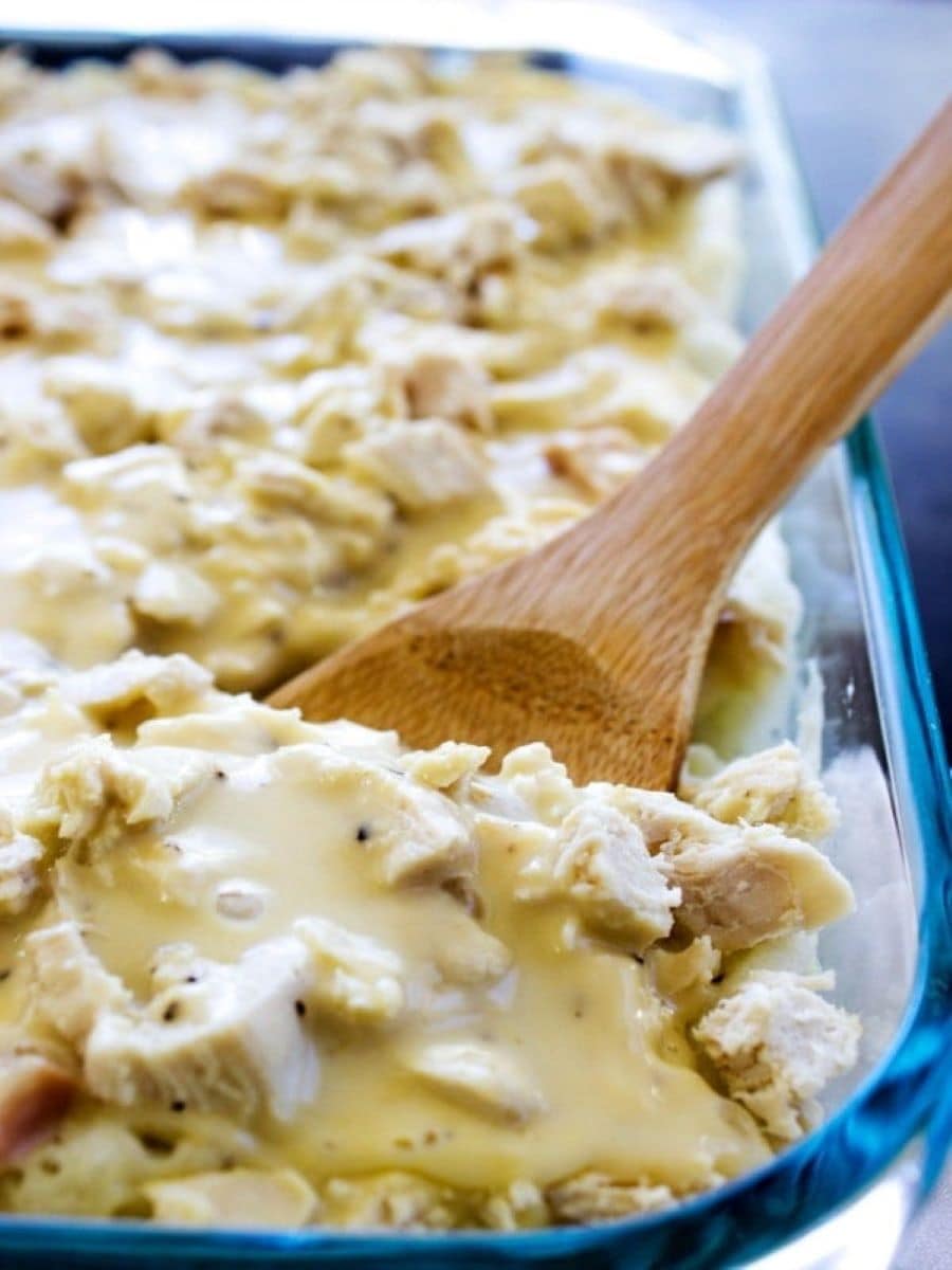 Creamy Chicken Casserole Recipe Dash Of Sanity