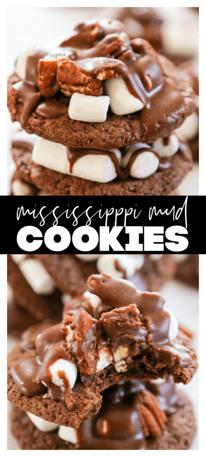 Mississippi Mud Cookies - Dash of Sanity