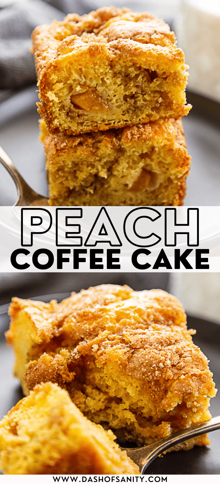 Peach Coffee Cake - Dash of Sanity