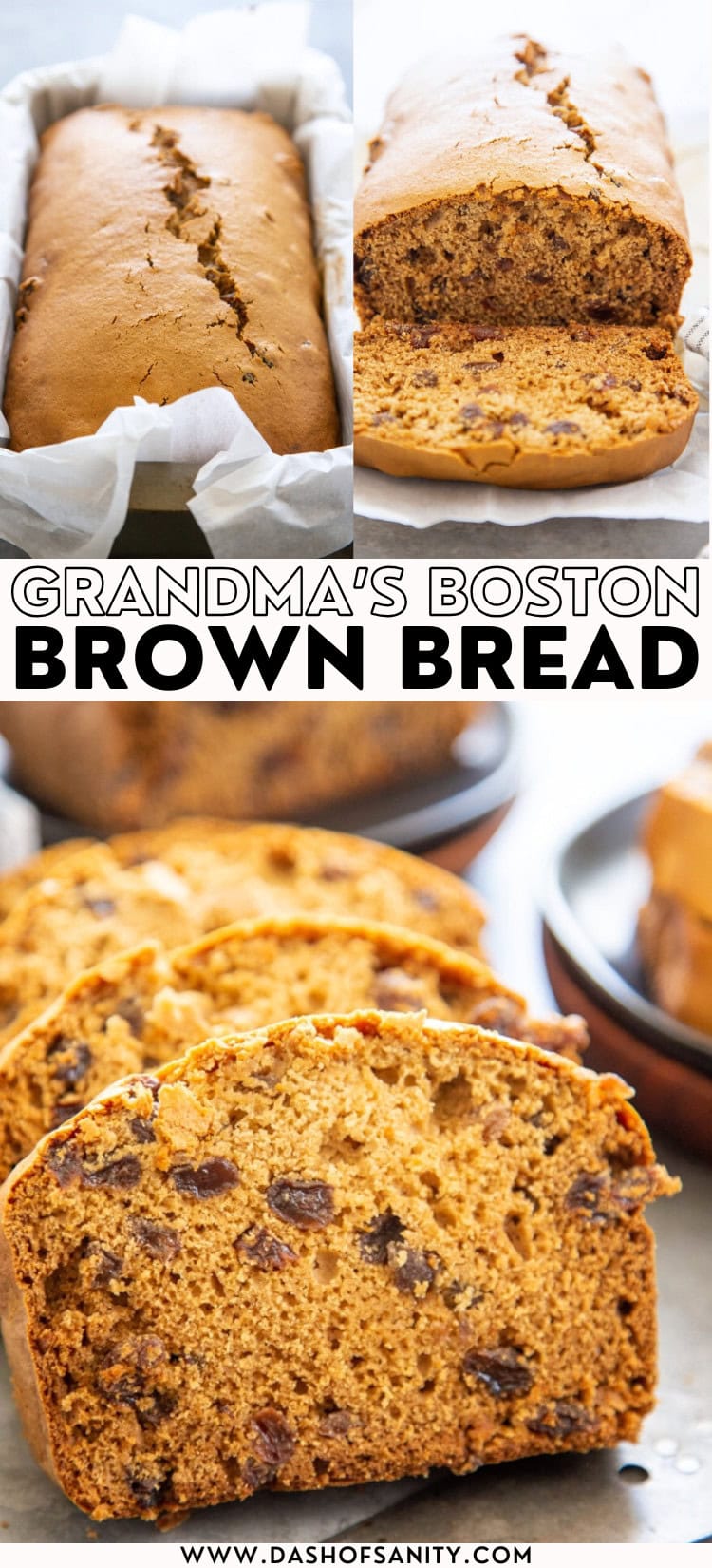 Boston Brown Bread - Dash of Sanity
