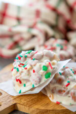 White Chocolate Peanut Clusters - Dash of Sanity