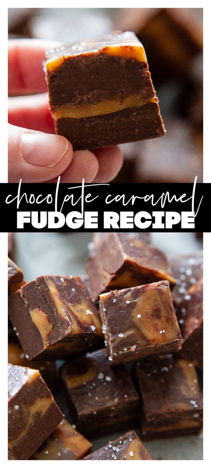 Chocolate Caramel Fudge - Dash of Sanity
